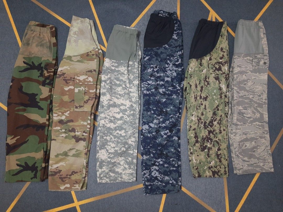 Seluar Mengandung US Army Maternity Camo Cargo USN Navy USAF Air Force ...
