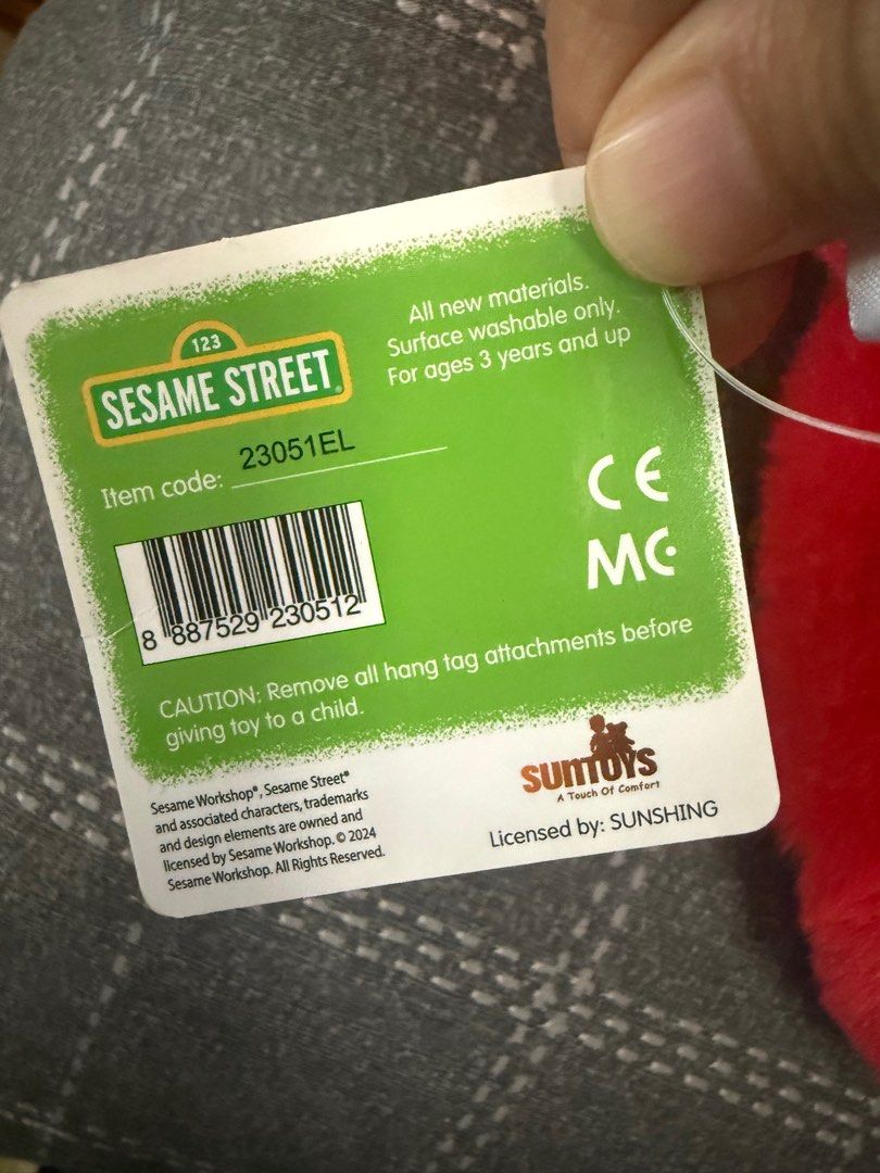 Sesame Street Elmo Plush Toy -, Hobbies & Toys, Toys & Games on Carousell