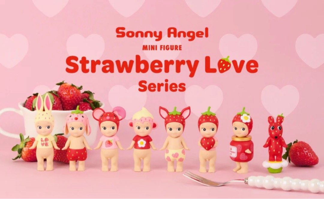 [PO] Sonny Angel Strawberry Love Series, Hobbies & Toys, Toys & Games ...
