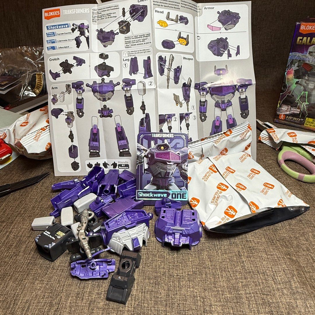 Shockwave - Blokees Transformers One Wave 2 - Galaxy Version GV07 ...