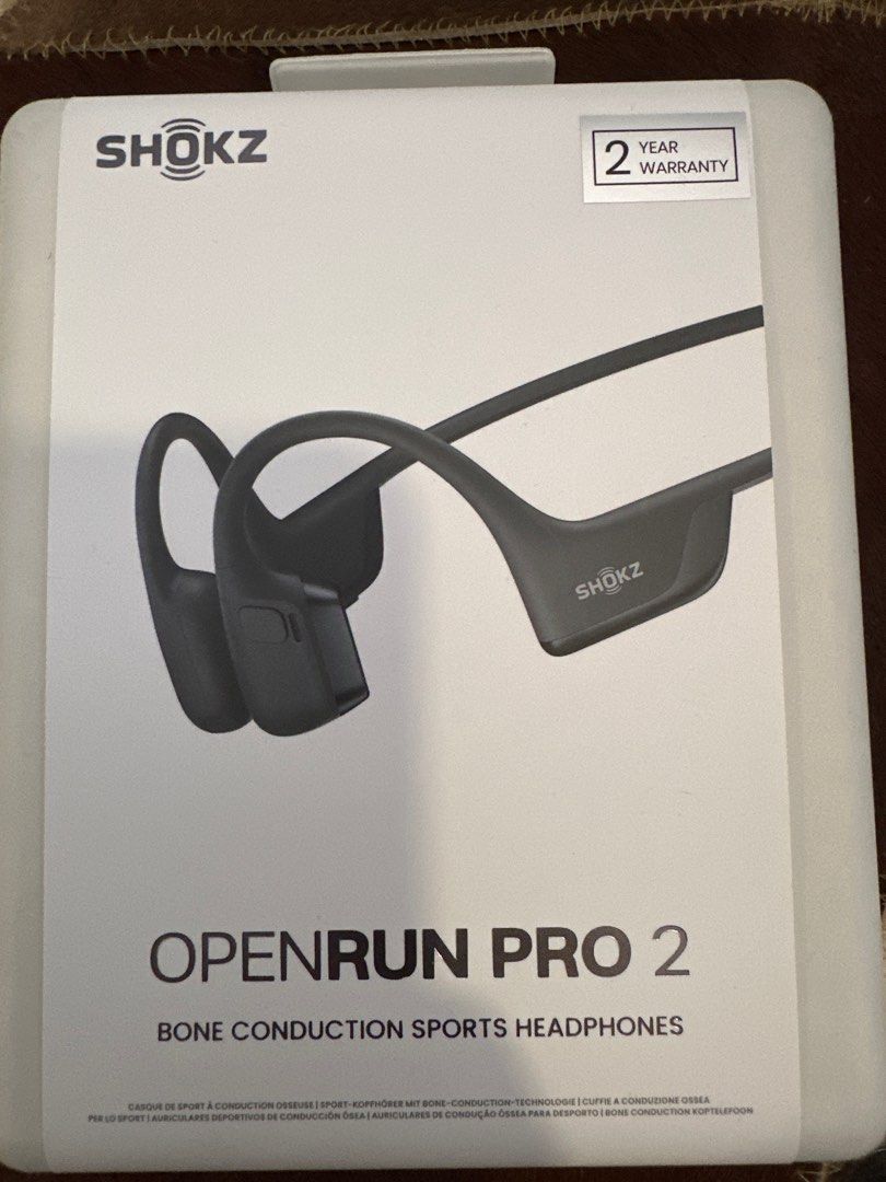 Shokz OpenRun Pro 2 Bone Conduction Headphones - Black, Audio ...