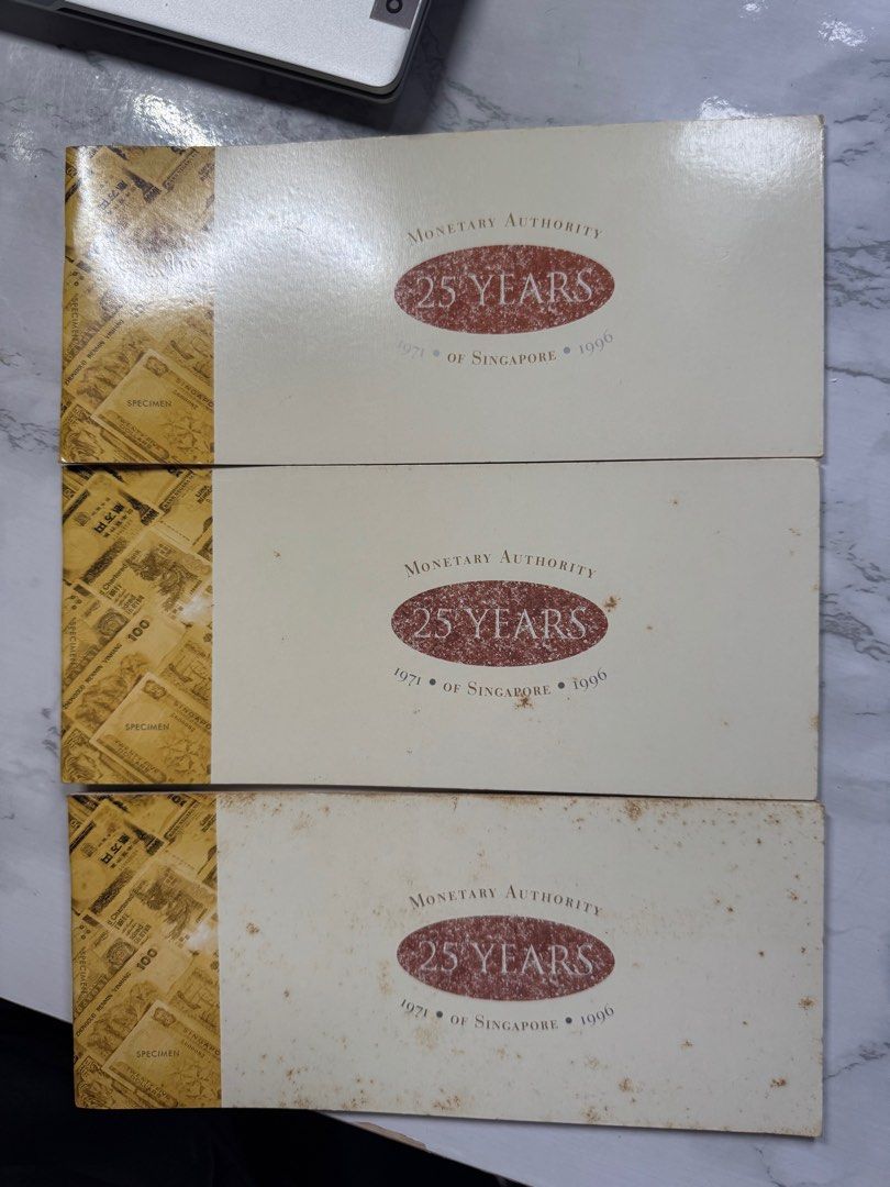 Singapore $25 MAS 25 years anniversary Running Number notes, Hobbies ...