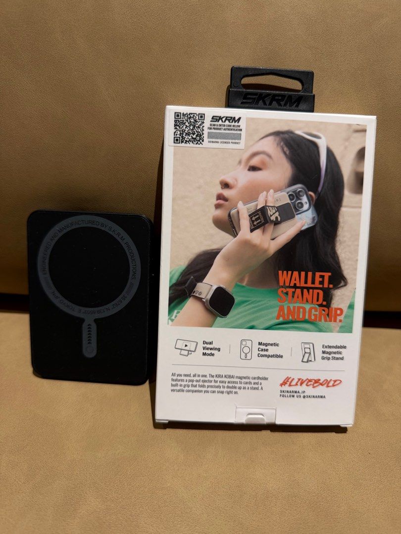 SKINARMA KIRA KOBAI Magnetic Grip Card Holder, Mobile Phones & Gadgets ...