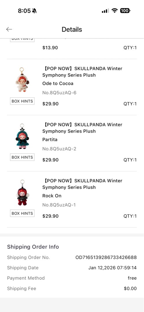 Skullpanda Winter Symphony Series Plush, Hobbies & Toys, Toys & Games ...