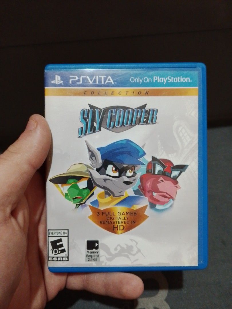 Sly Cooper Collection PS Vita Game, Video Gaming, Video Games ...