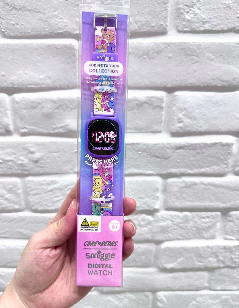 Smiggle Care Bear digital watch, Hobbies & Toys, Stationery & Craft ...