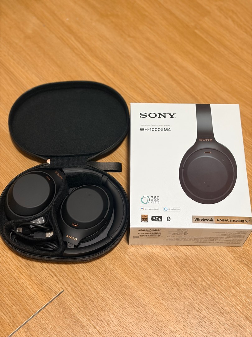 Sony WH-1000XM4 Wireless Noise Cancelling Headphones, Audio, Headphones ...