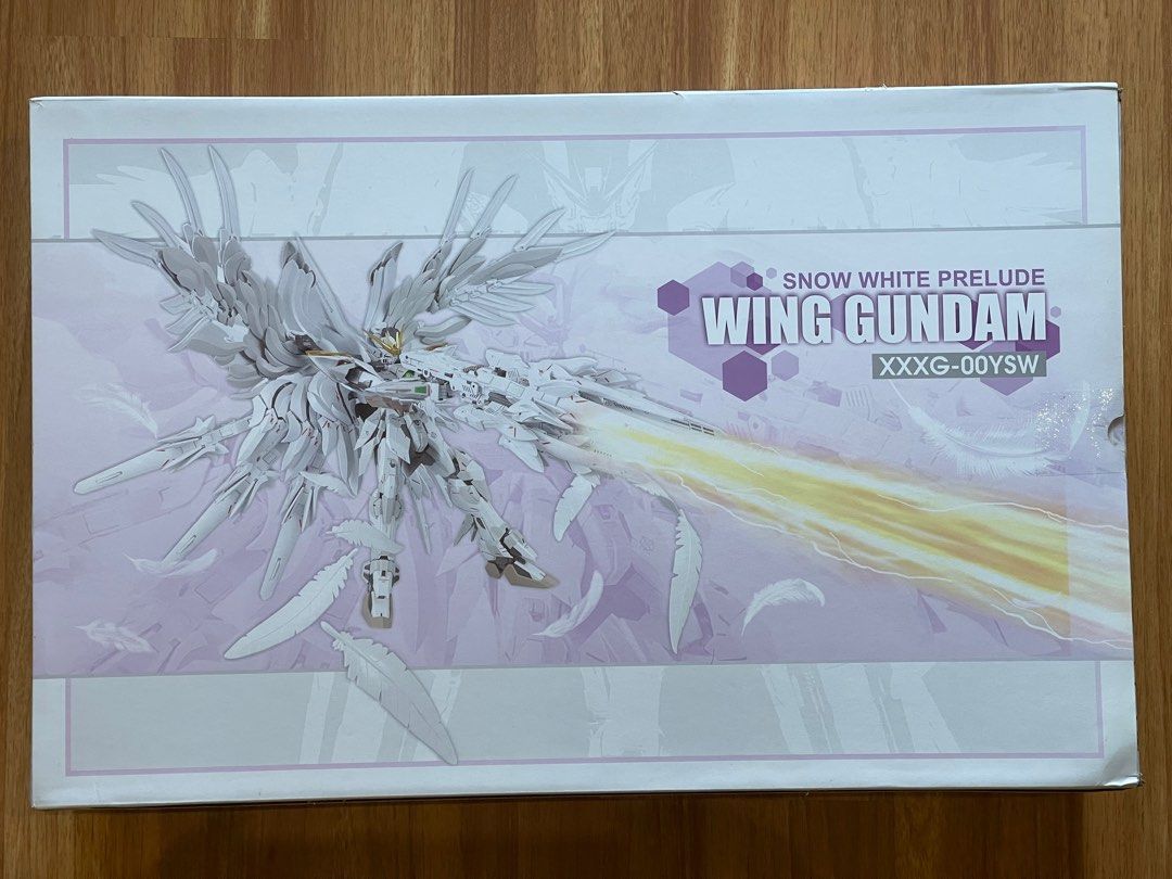 Supernova MG 1/100 Wing Gundam Snow White Prelude, Hobbies & Toys ...
