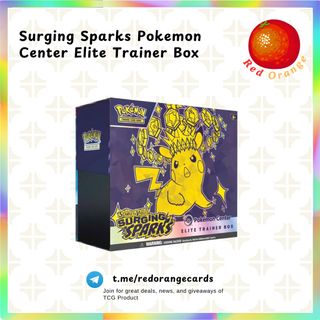 Surging Sparks ETB Elite Trainer Box Pokemon TCG, Hobbies & Toys, Toys ...