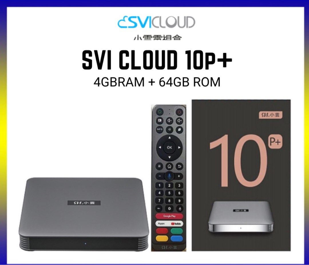 Svicloud 10P+ tv box, TV & Home Appliances, TV & Entertainment, Blu-Ray ...