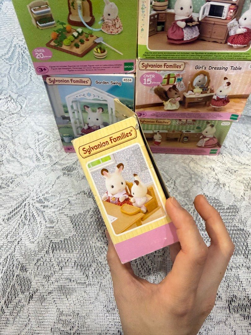 Sylvanian Families Sets - Baby Crib, Garden Swing, etc., Hobbies & Toys ...