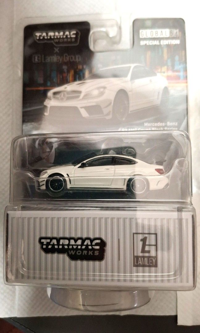 Tarmac Works Mercedes Benz C63 AMG 模型車 及 Flame 1/64 Benz C63 AMG Estate ...