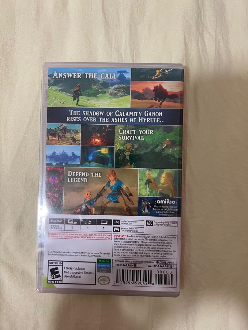 The Legend of Zelda: Breath of the Wild - Nintendo Switch, Video Gaming ...