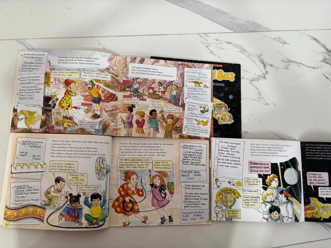 The Magic School Bus Books - lost in the solar system, Hobbies & Toys ...