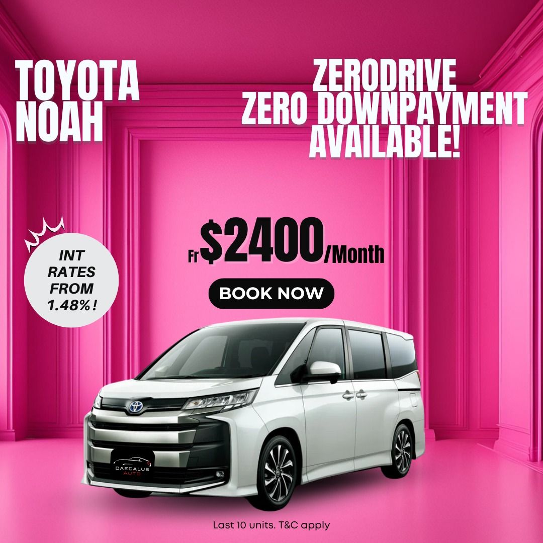 Toyota Noah Hybrid 1.8 X 7-Seater (A), Cars, Parallel Imports on Carousell