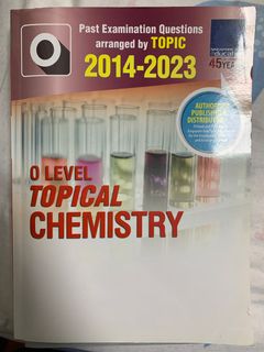 A Level H2 Chemistry Topical TYS, Hobbies & Toys, Books & Magazines ...