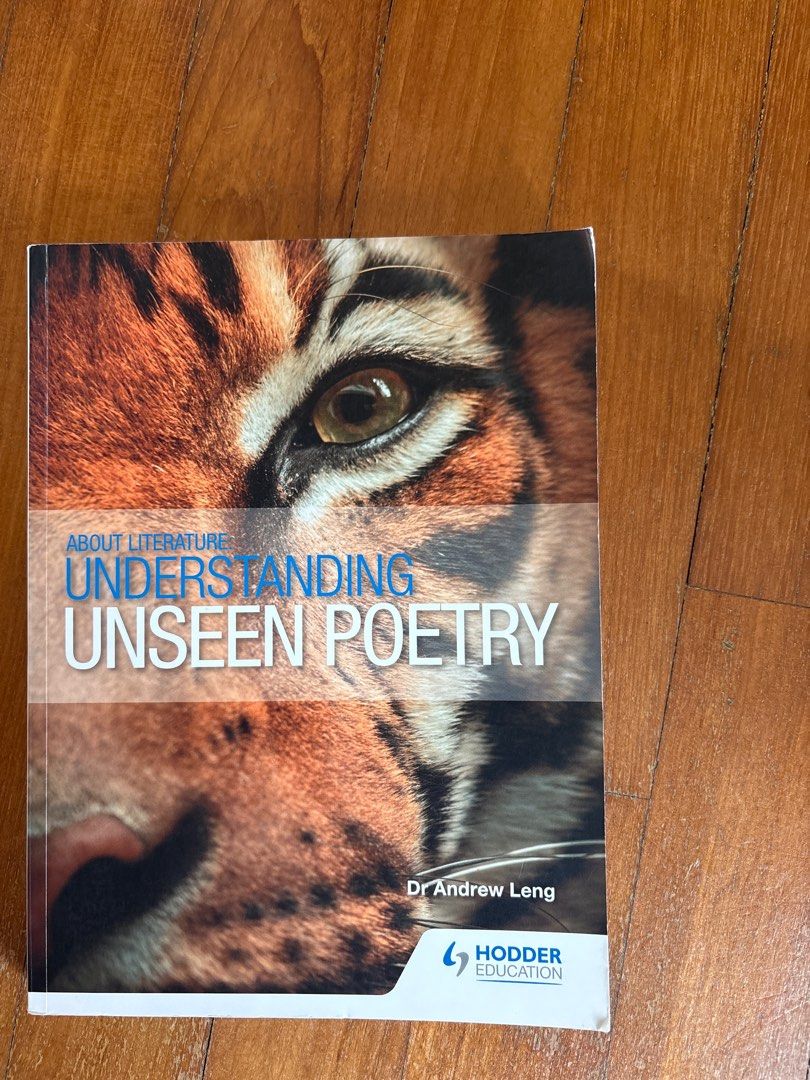 Understanding Unseen Poetry by Dr Andrew Leng, Hobbies & Toys, Books ...