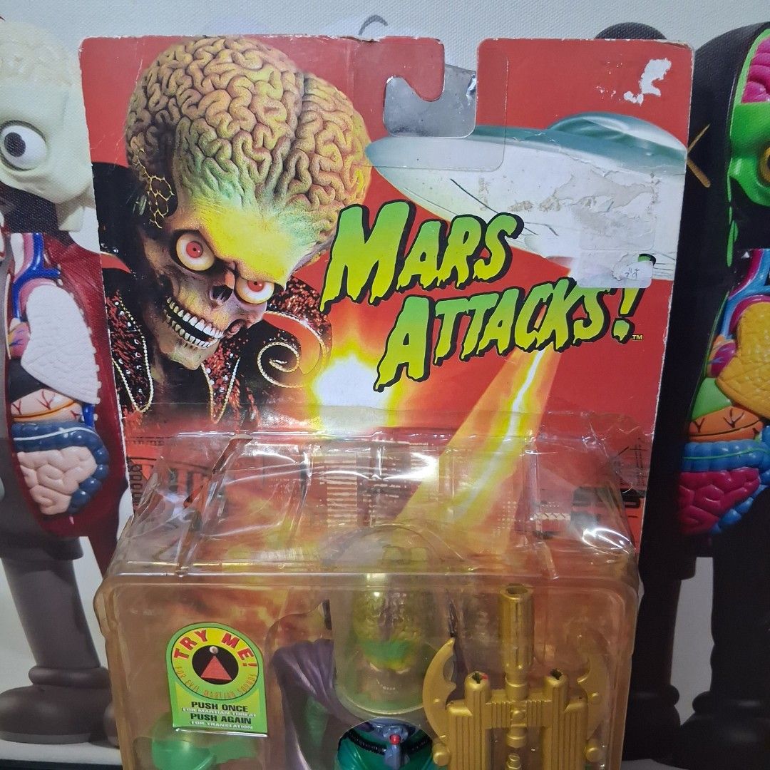 Vintage 1996 Trendmasters Warner Bros Mars Attacks Rare Error Card ...