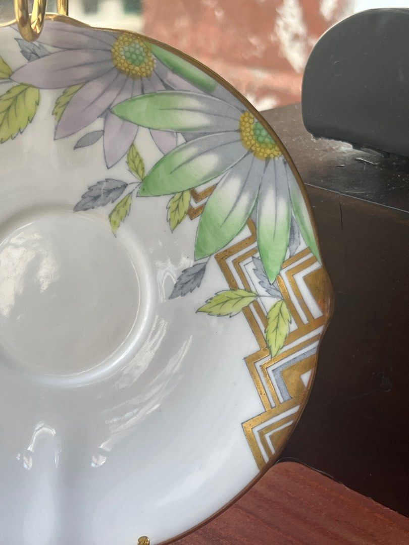 Vintage Bell China Saucer with Floral Design with free Teacup ...