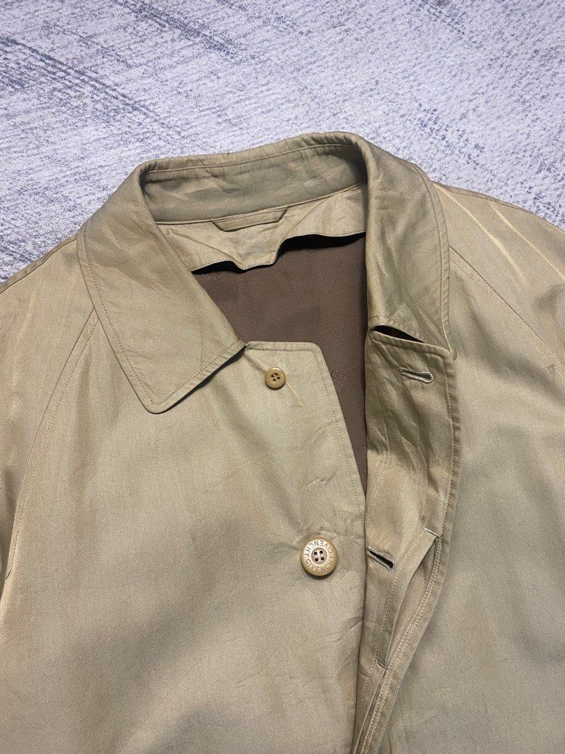 Vintage Givenchy Paris Balmacaan Coat with Removable Alpaca Wool Liner ...