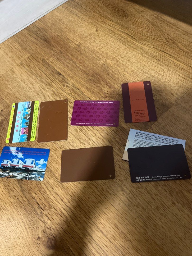Vintage Hong Kong MTR Tourist Tickets Metro cards, Hobbies & Toys, Memorabilia & Collectibles ...