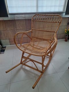 Handmade Vintage Rattan cane Chair, Furniture & Home Living, Furniture ...