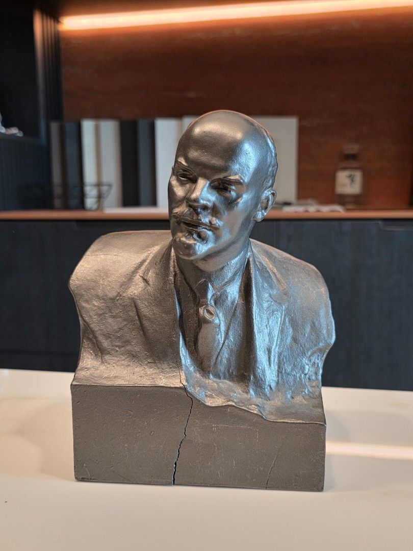 1963 Vladimir Lenin Statue bust Communist Soviet Union antique, Hobbies ...