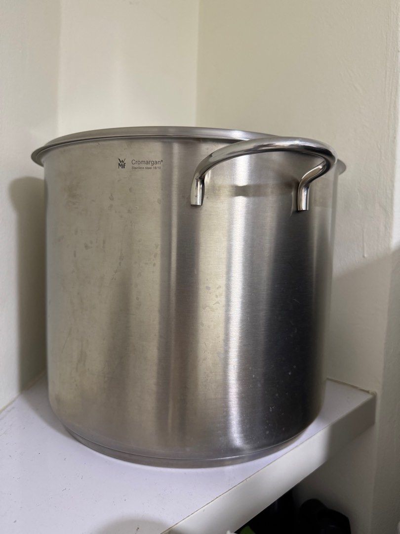WMF Cromargan Stockpot with Lid, Furniture & Home Living, Kitchenware & Tableware, Cookware ...