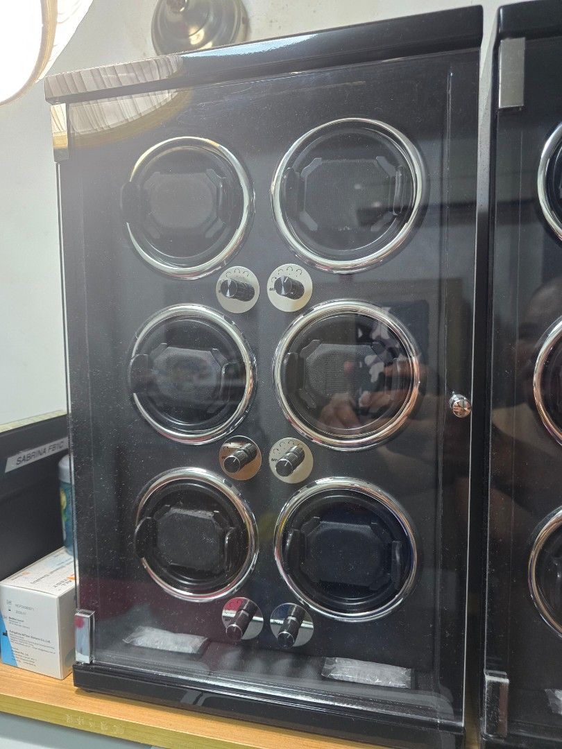 6-Piece Watch Winder, Men's Fashion, Watches & Accessories, Accessory ...