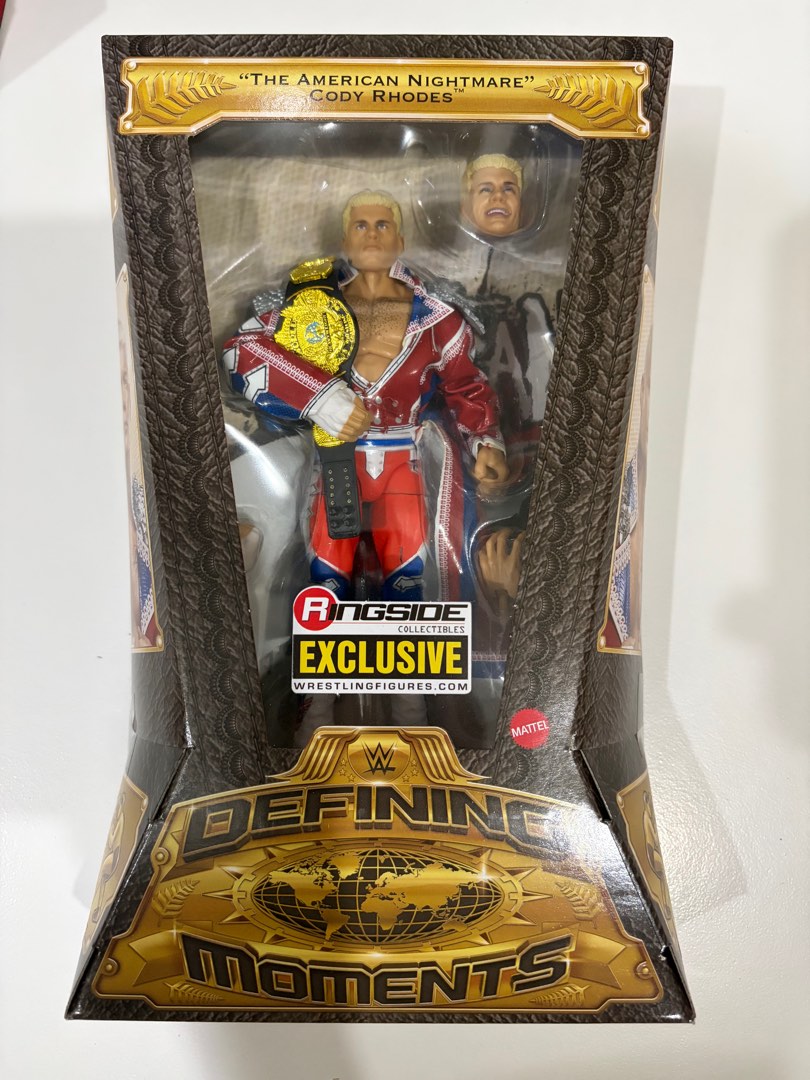 WWE Defining Moments Cody Rhodes, Hobbies & Toys, Toys & Games on Carousell