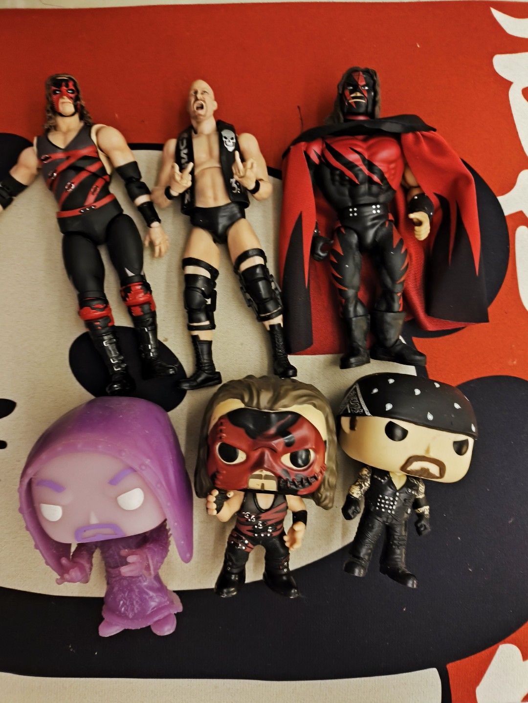 Wwe kane undertaker stone cold figure, Hobbies & Toys, Toys & Games on ...