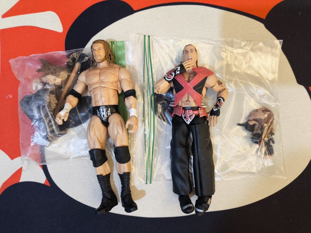 Wwe triple h shawn michaels ultimate edition figure, Hobbies & Toys ...