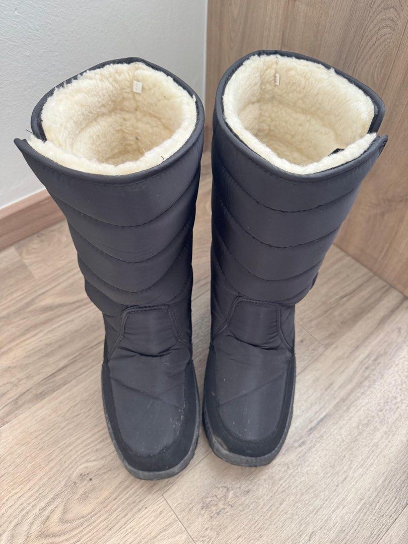 Yasen Winter Snow Boots - Black, Women's Fashion, Footwear, Boots on ...