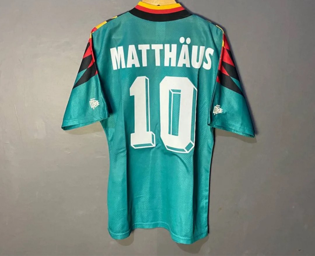 #10 Matthaus Germany Away 1994 football jersey/kit rare/retro/vintage ...