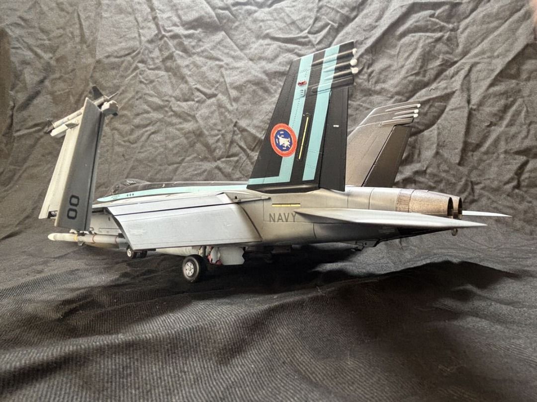 1/48 Hobby Boss Super Hornet F/A-18E DIY Finished Model (Junk), Hobbies ...