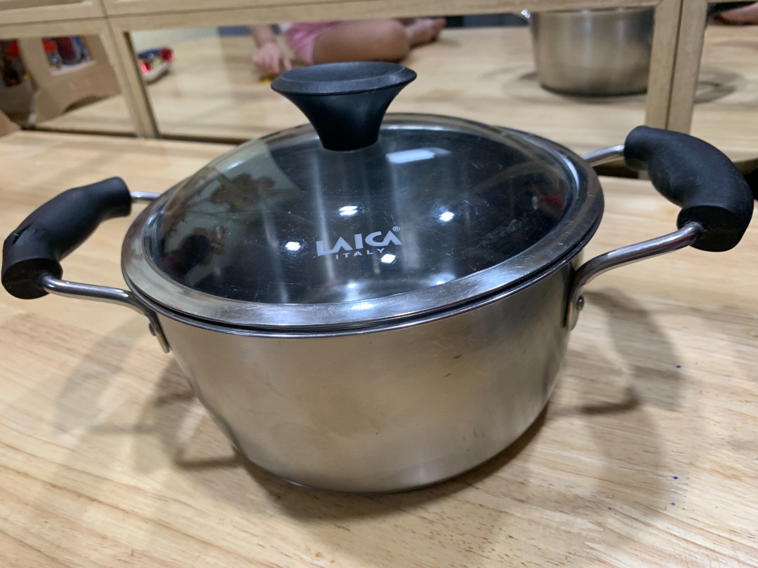 18-8 3PLY Bottom 20cm Casserole, Furniture & Home Living, Kitchenware ...