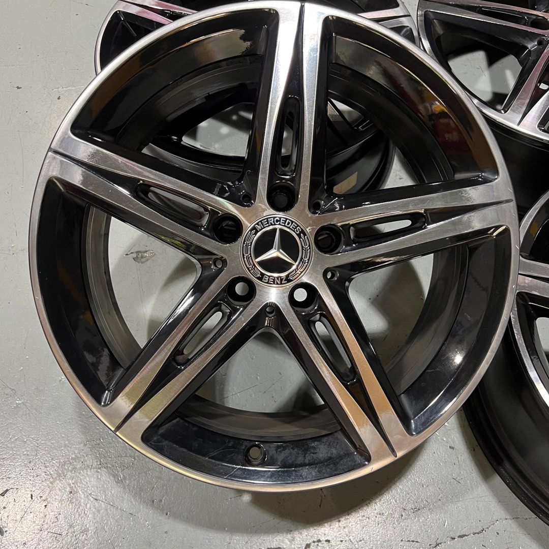 18" Original Mercedes Sport Rim, Car Accessories, Tyres & Rims on Carousell