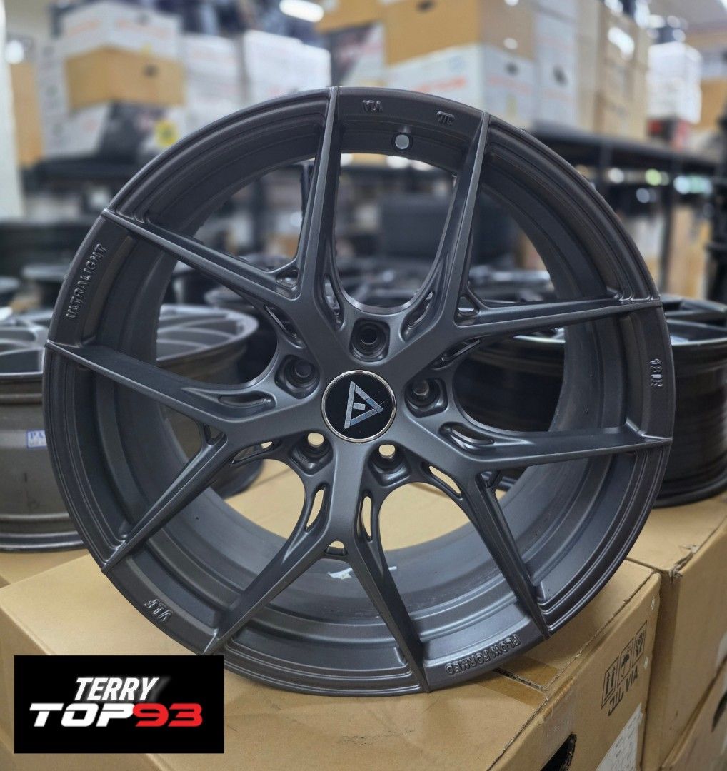 18"VLF FLOW FORMING USED RIM, Car Accessories, Tyres & Rims on Carousell