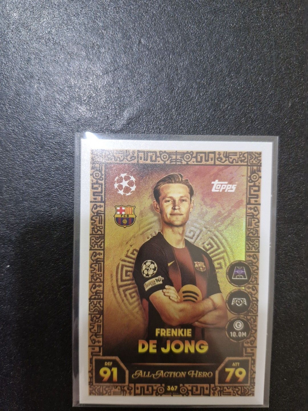 [$1 special offer] WTS topps 2026 match attax barcelona all action hero de jong, Hobbies & Toys ...