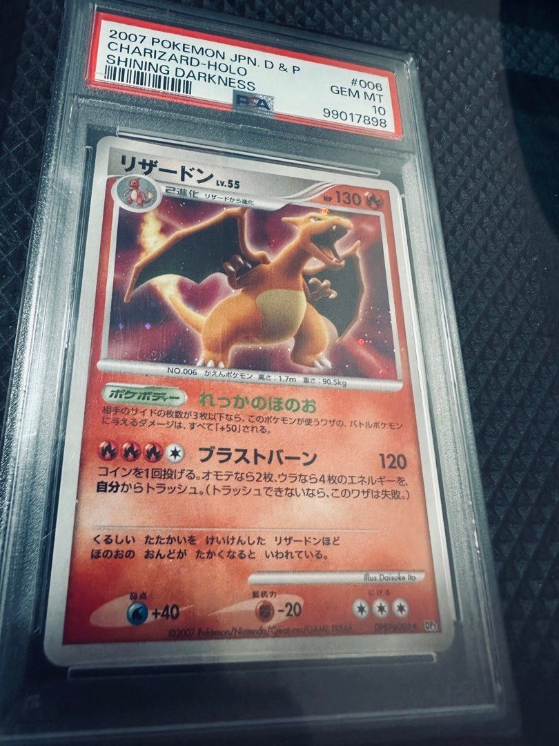 2007 Japanese Charizard Holo Shining Darkness PSA 10, Hobbies & Toys ...