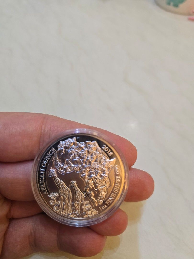 2018 African Ounce Silver Coin, Hobbies & Toys, Memorabilia ...