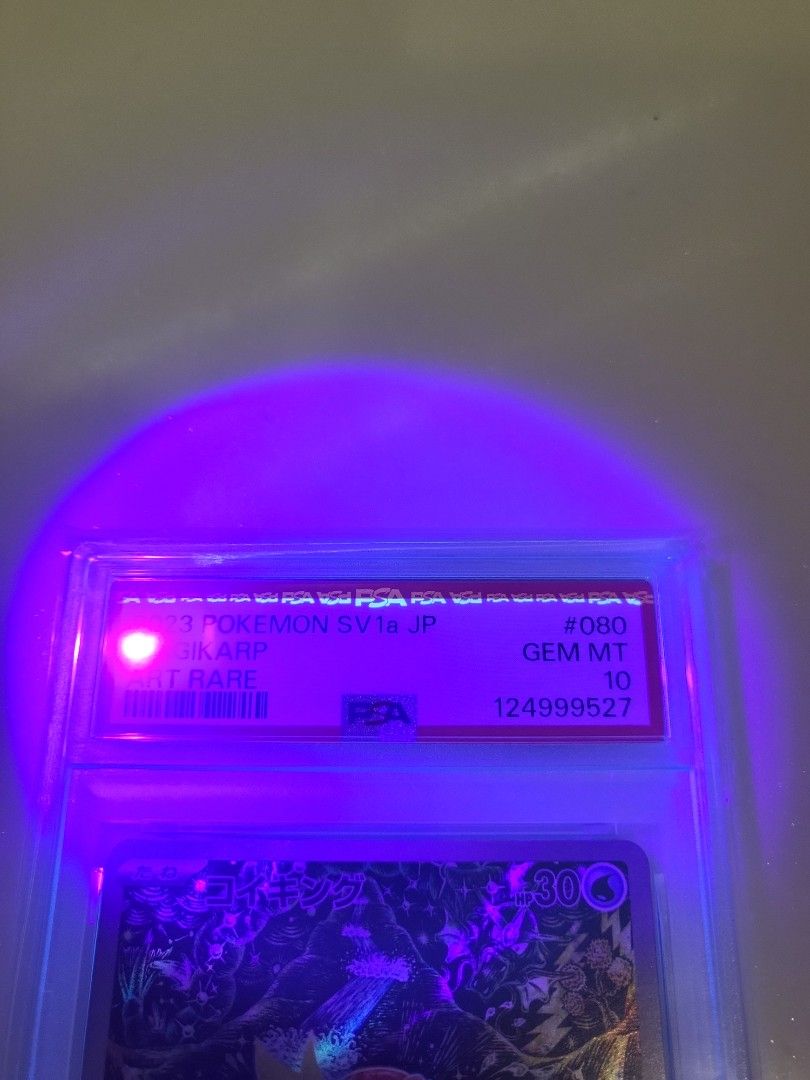 2023 Pokemon SV1a JP Magikarp Art Rare PSA 10, Hobbies & Toys, Toys ...