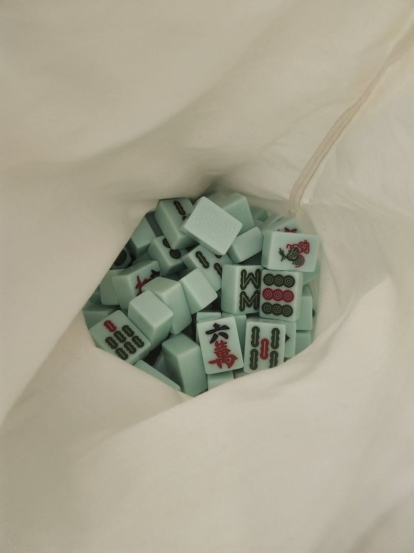 2 Sets of Jade Auto Table Mahjong Tiles, Hobbies & Toys, Toys & Games ...