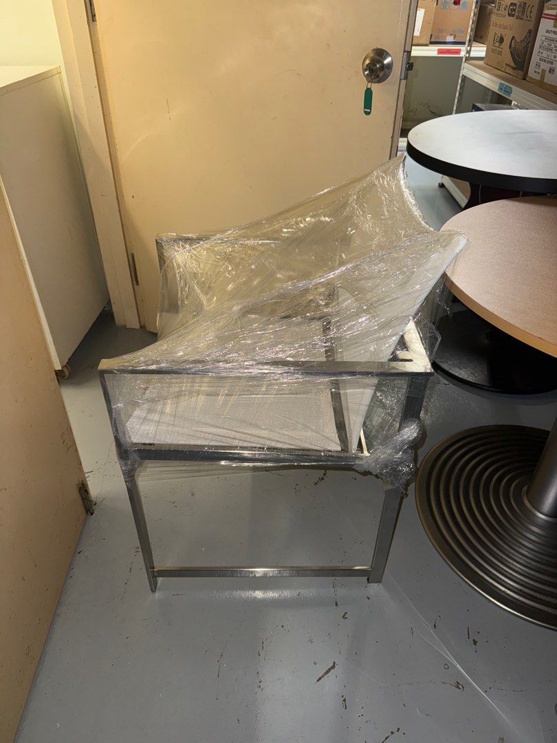 2 x Stainless Steel Chair, Furniture & Home Living, Furniture, Chairs ...