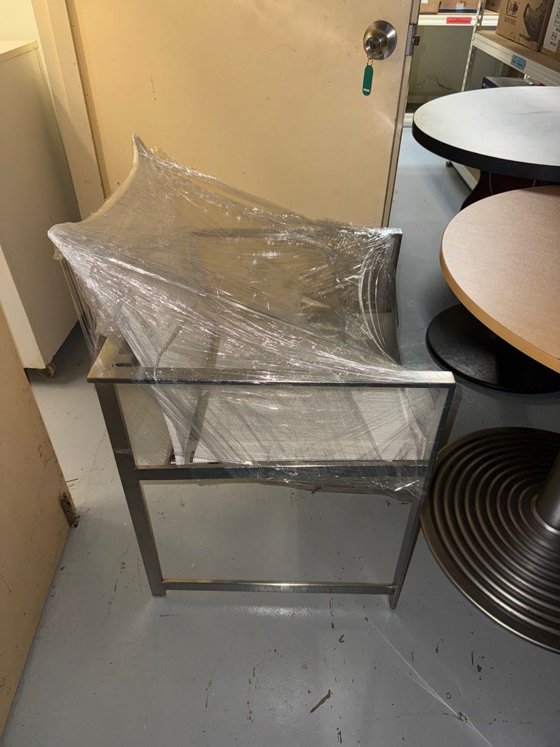 2 x Stainless Steel Chair, Furniture & Home Living, Furniture, Chairs ...