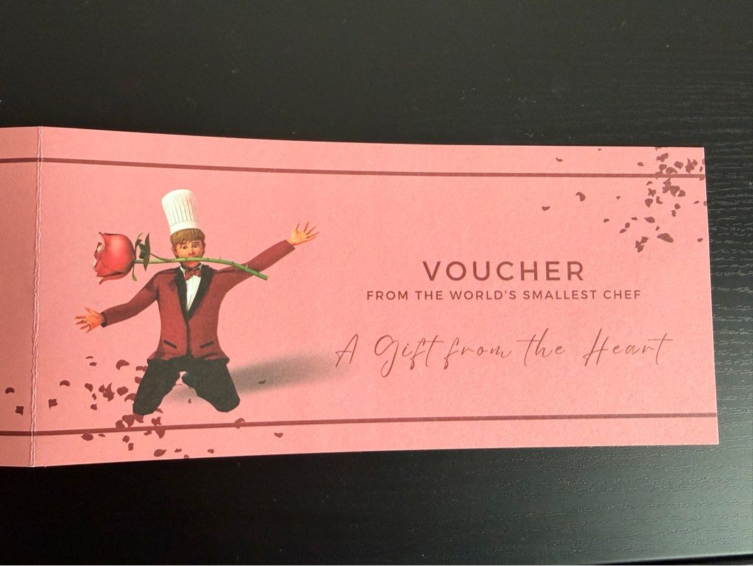 3D 小廚師 $3000 禮券 Le Petit Chef 3D Dinner Theater Voucher, 門票＆禮券, 現金券、兌換券 ...