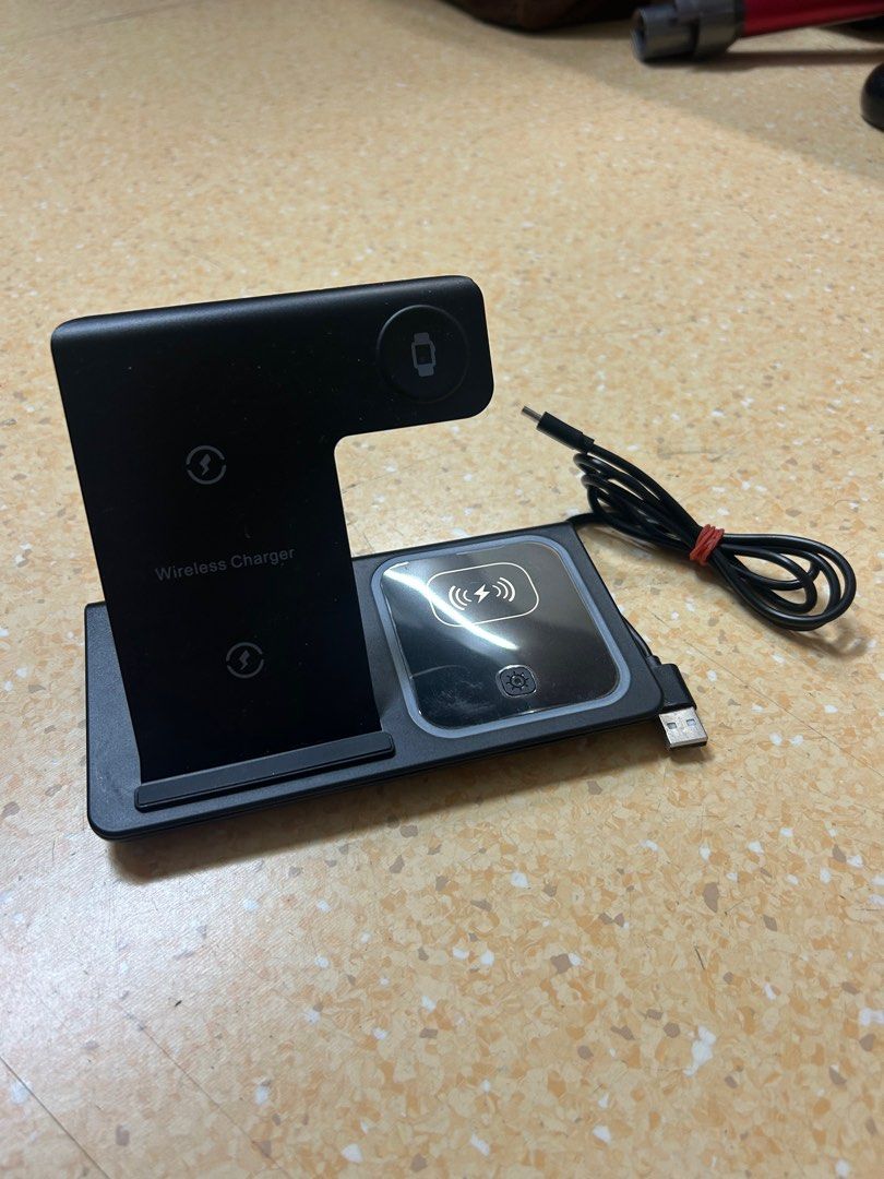 3-in-1 Wireless Charging Station, Mobile Phones & Gadgets, Mobile ...