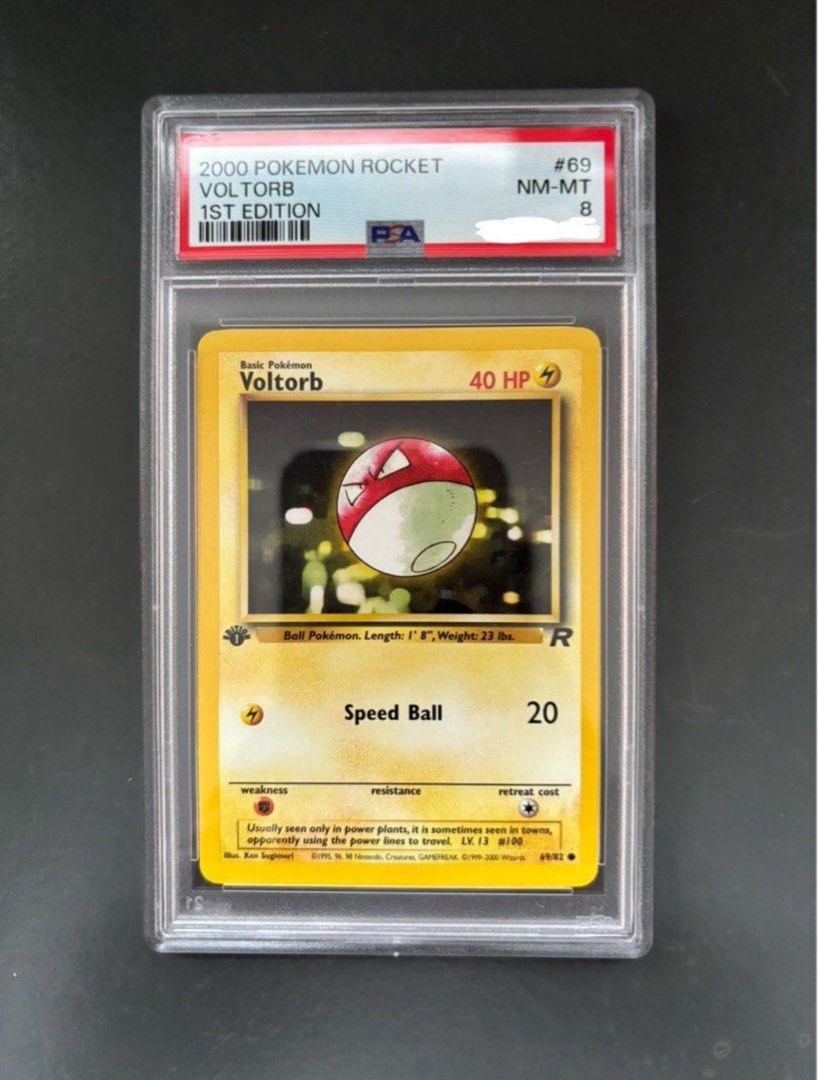 #69 FIRST EDITION 2000 Pokemon rocket Voltorb slab, Hobbies & Toys ...