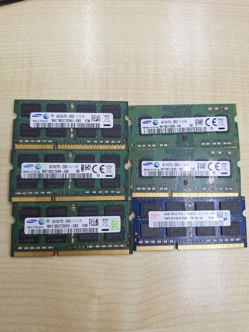 6 X 4GB DDR3 laptop ram, Computers & Tech, Parts & Accessories ...