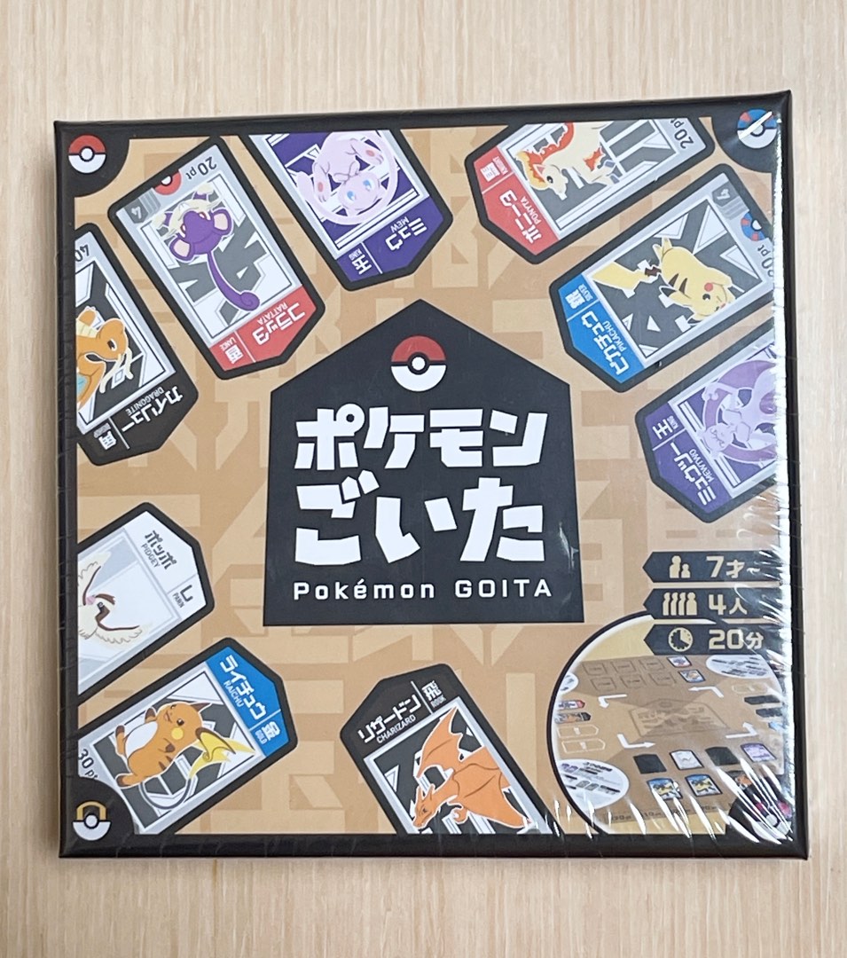 [日版 現貨 全新未開] Pokemon Center GOITA Board-game 寶可夢棋橋牌 夢夢 超夢夢 噴火龍 快龍 比卡超 ...